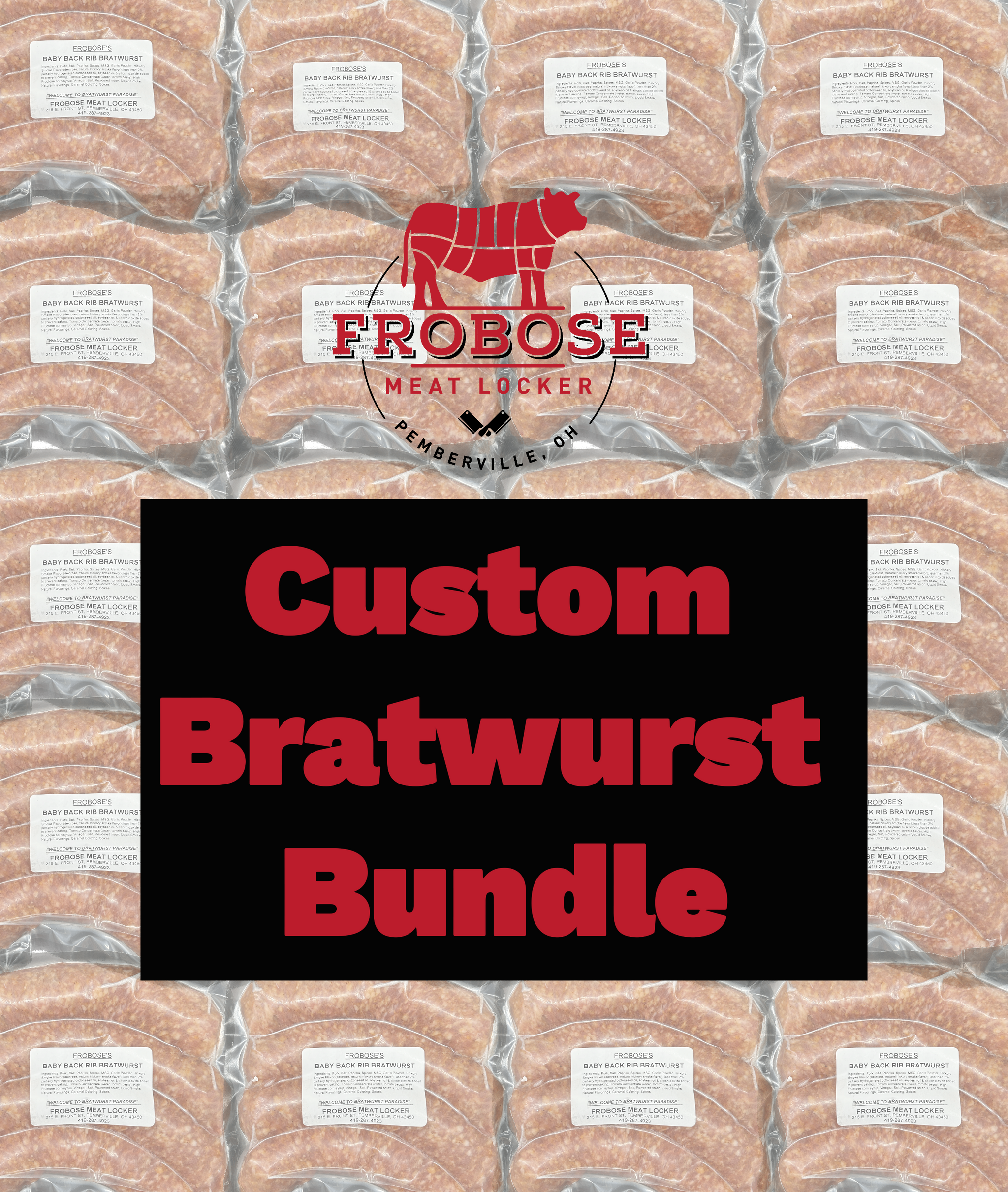 Custom Bratwurst Bundle - Choose 5 and Save! – Frobose Meat Locker