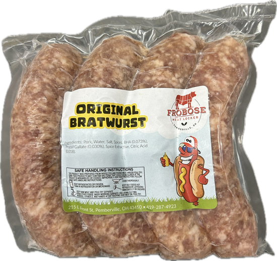Original Bratwurst – Frobose Meat Locker